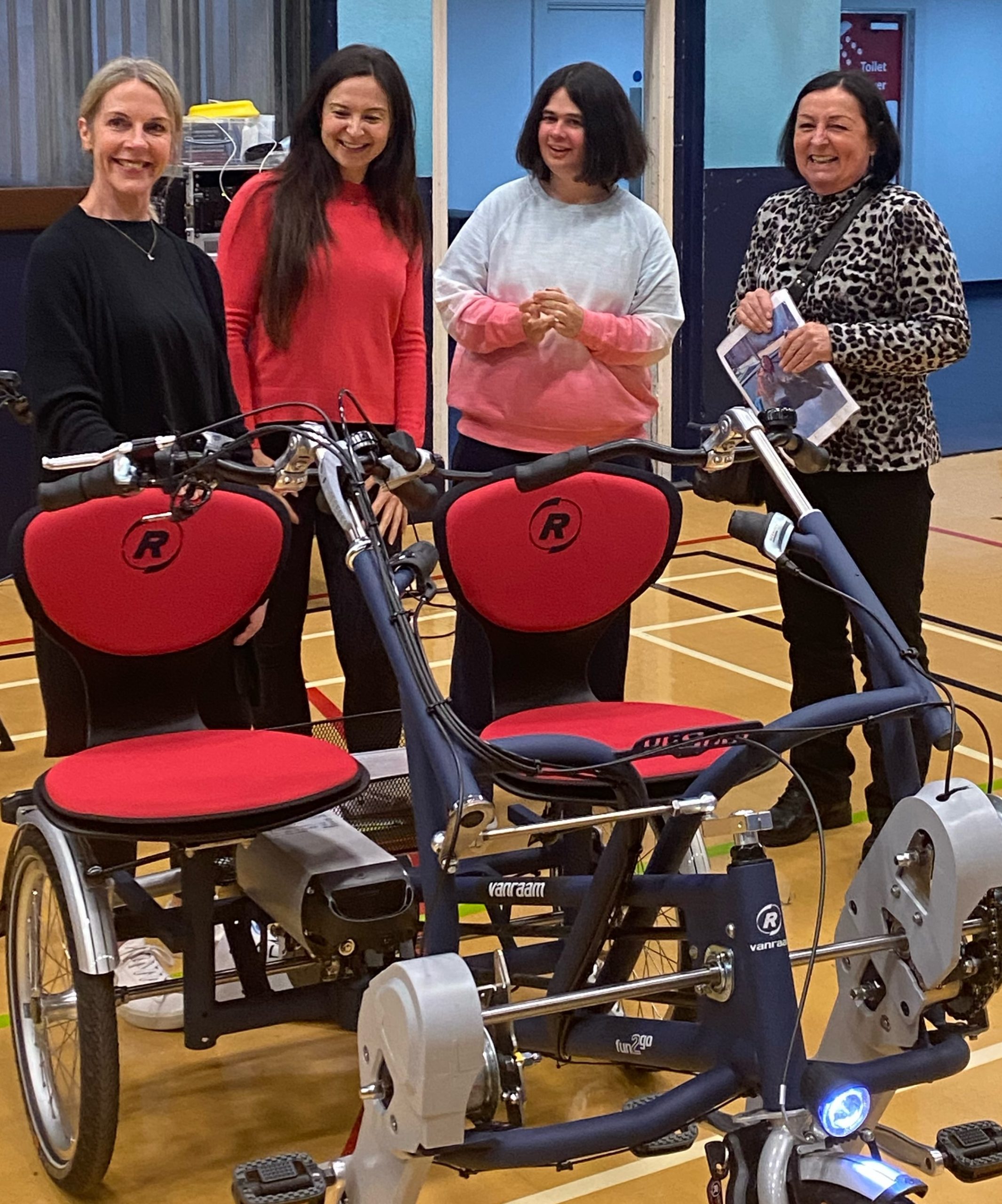 Side by side bike donated to Autism Hub - Only Fools And Donkeys