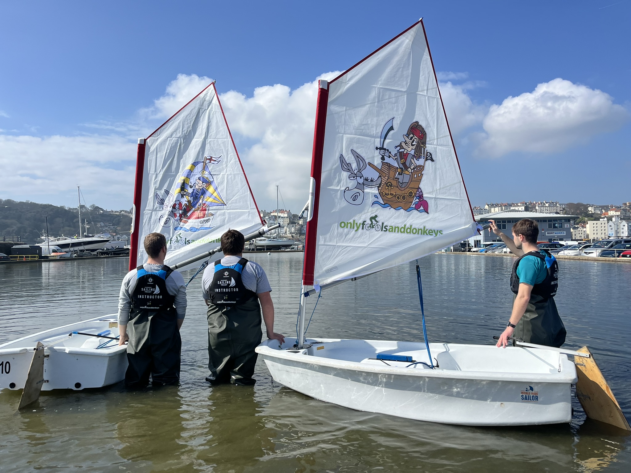 New sails and buoyancy aids for Guernsey Sailing Trust - Only Fools And ...